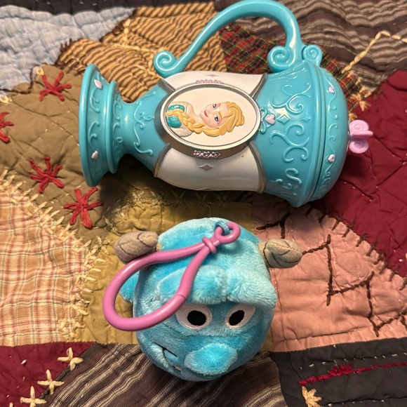 Disney | Other | Disney Cup Disney Keychain Stuffy | Poshmark